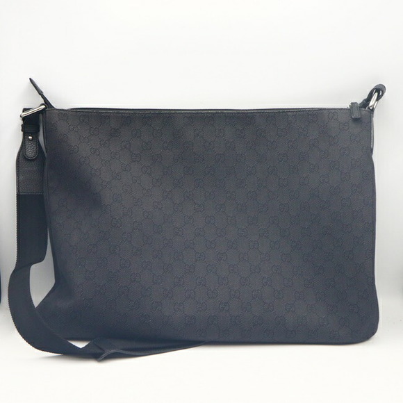Gucci | Bags | Gucci Messenger Gg Bag Black | Poshmark